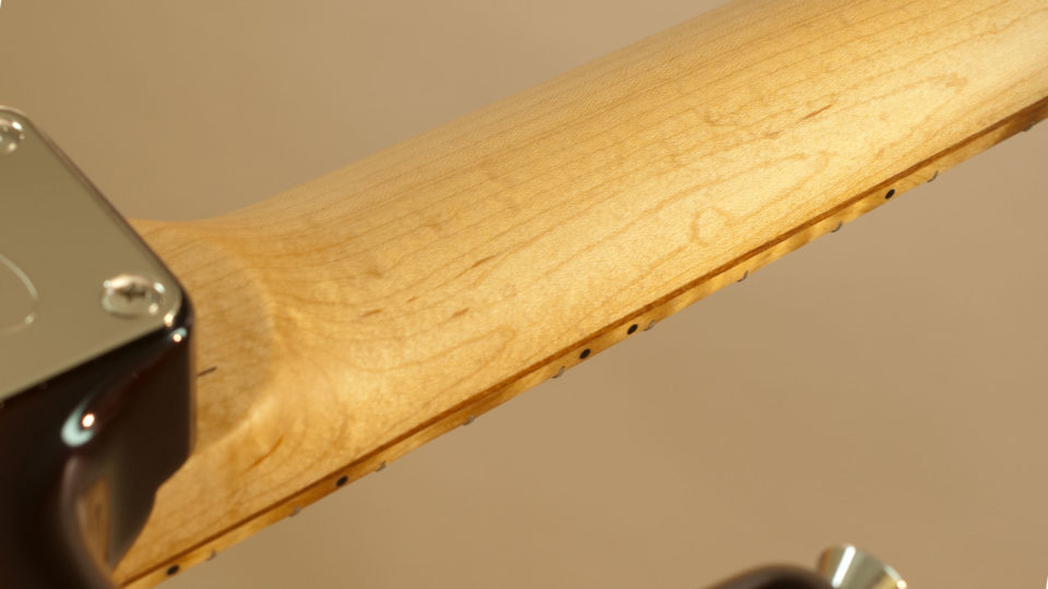 Rock maple - a stable and strong tonewood ideal for electric guitar necks
